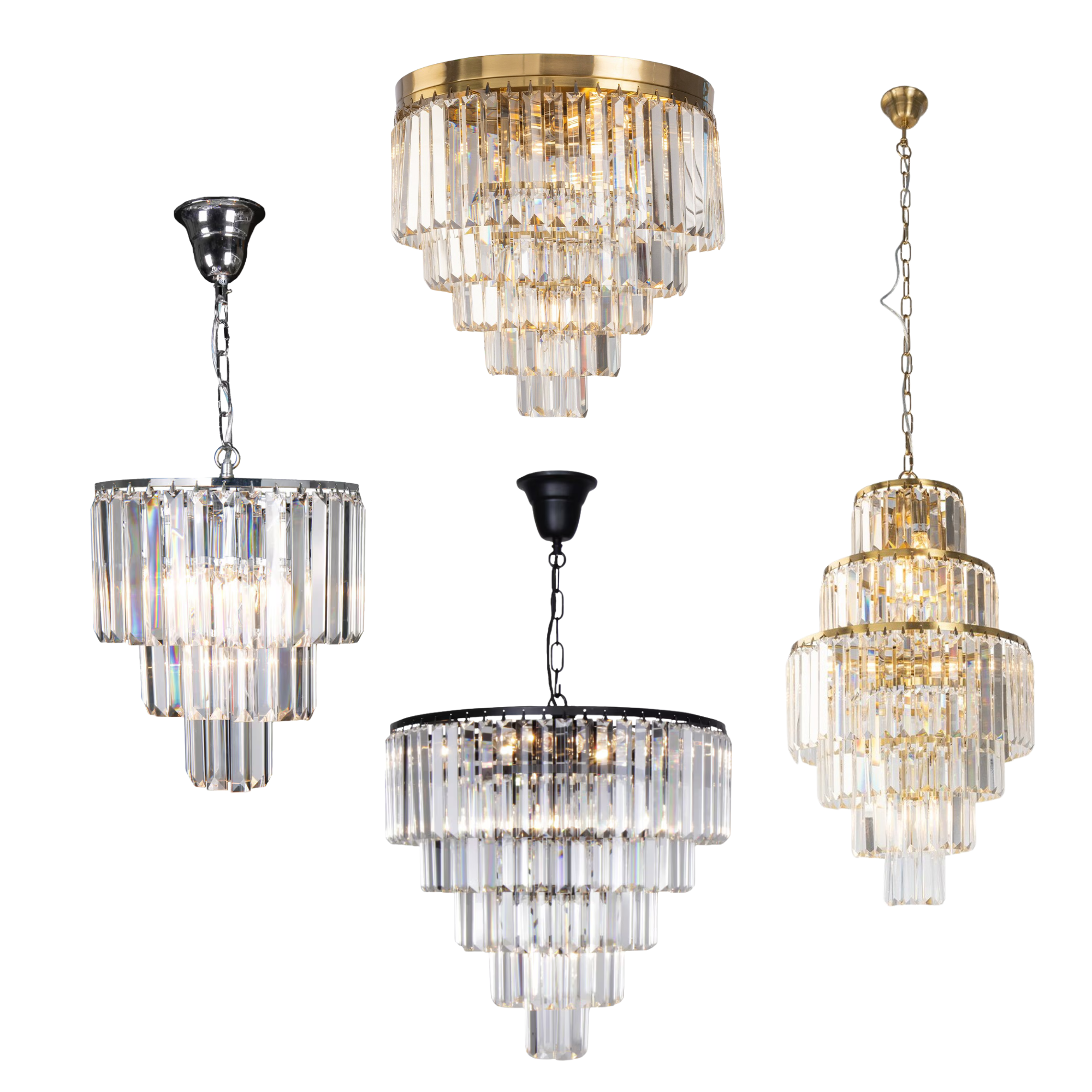 Celestial Crystal Chandelier Collection – Just Lights & Home Decor