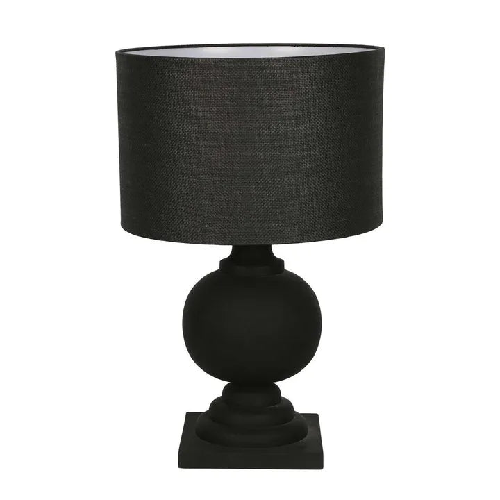Coach Table Lamp black EMAC&LAWTON – Just Lights & Home Decor